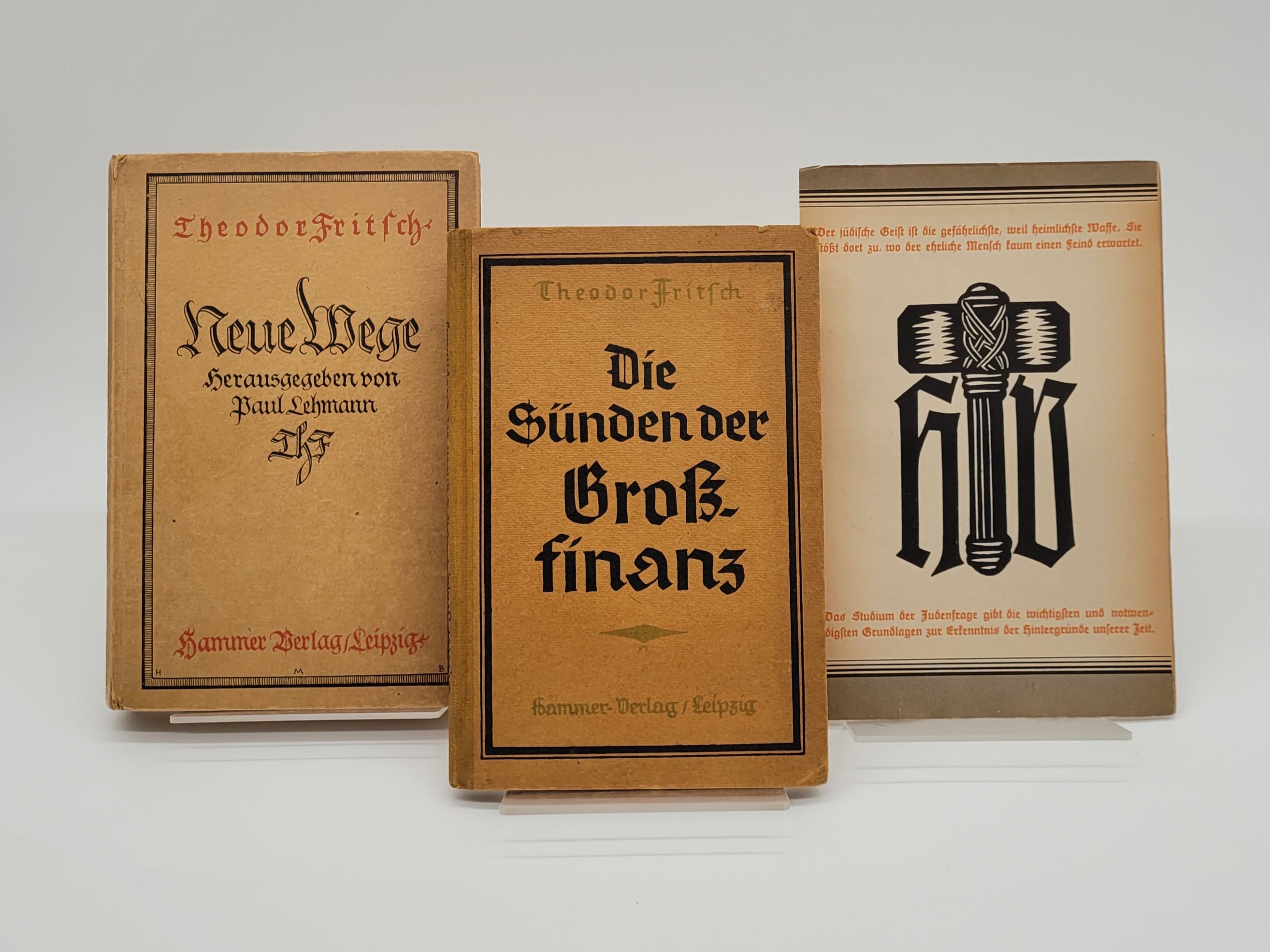 Hammer Verlag (Theodor Fritsch) – Antiquariat Andrae